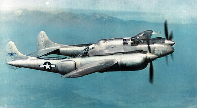 FDRA - Fuerza Aérea: Caza pesado: Prototipo Lockheed XP-58 Chain Lightning