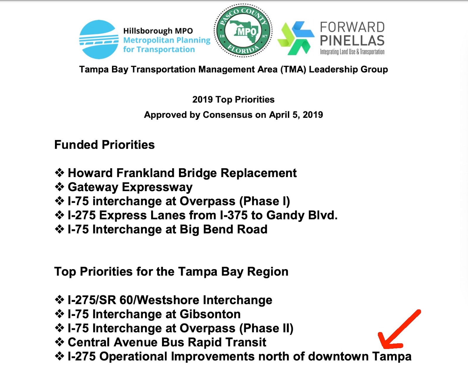 BAY POST INTERNET: Tell the Hillsborough MPO: We Want Our Interstates ...