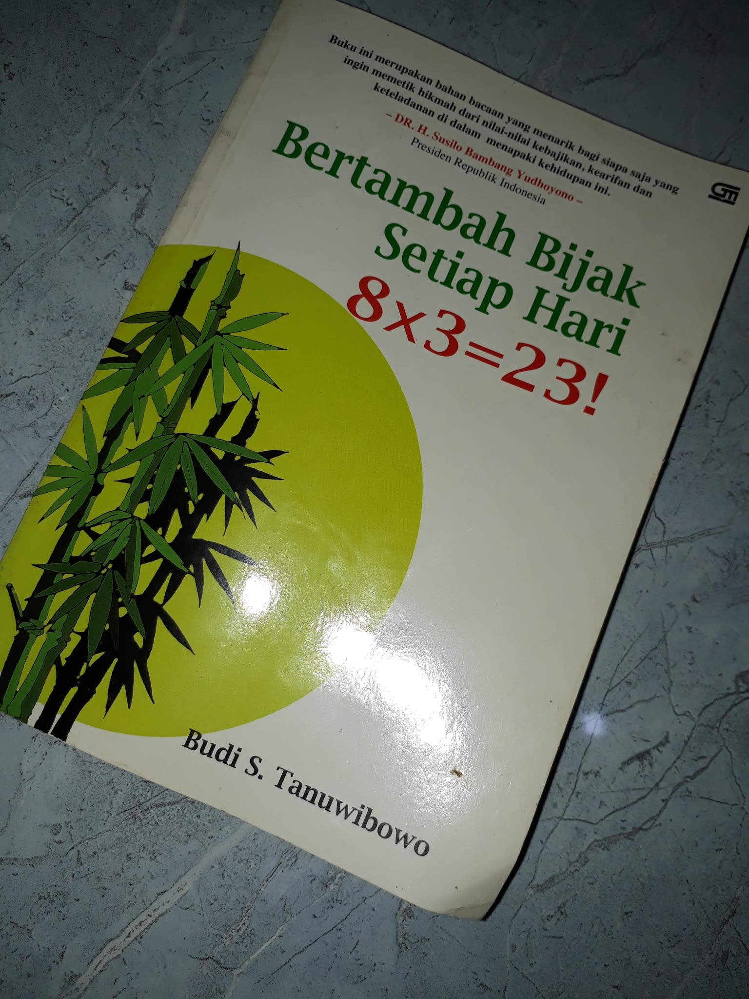 Resensi buku “ Bertambah Bijak Setiap Hari 8x3=23!”