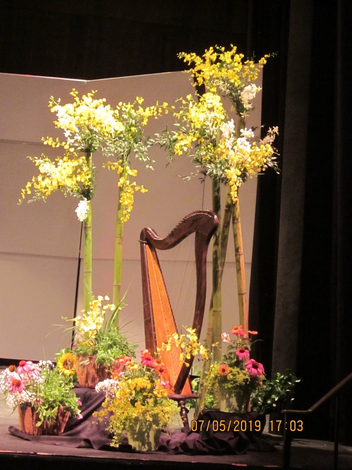 Orchids and Ikebana: TAC / EC - Stage Decoration for Music Concert ...
