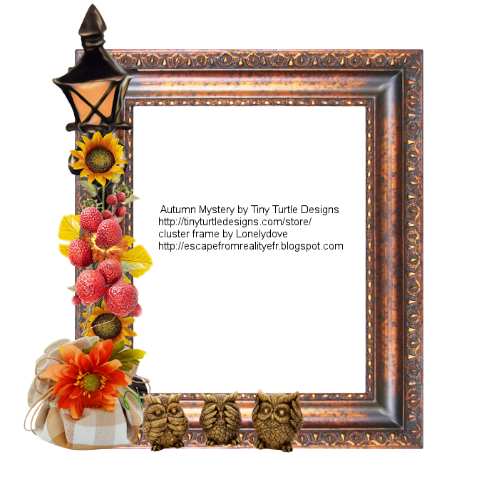 Escape From Reality Blog: FTU 'Autumn Mystery' Cluster & Cluster Frames