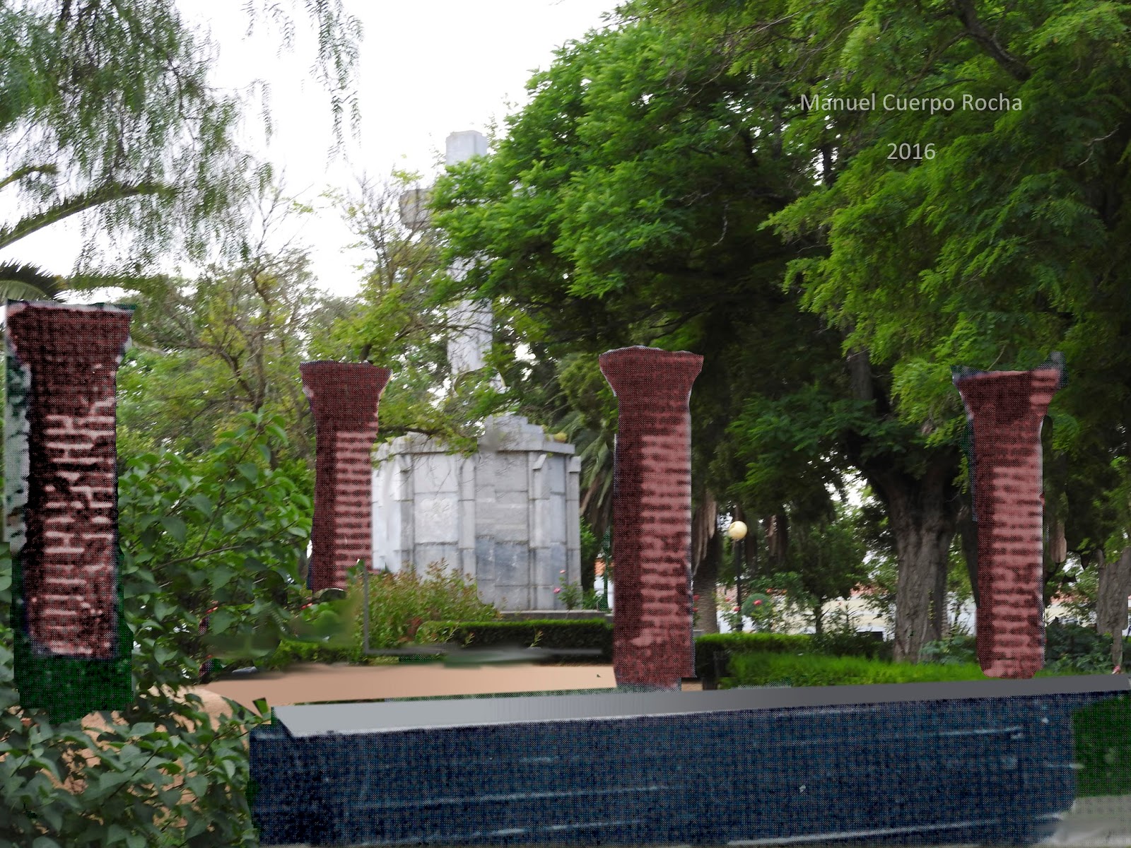 PARQUE MUNICIPAL DE MONTIJO: 4. PARQUE MUNICIPAL DE MONTIJO. CRUZ DE ...