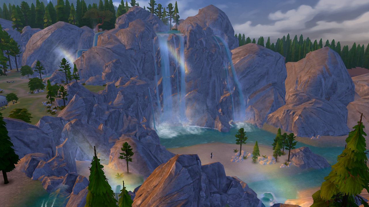 The Deep Woods: Hidden Lot The Sims 4 Outdoor Retreat