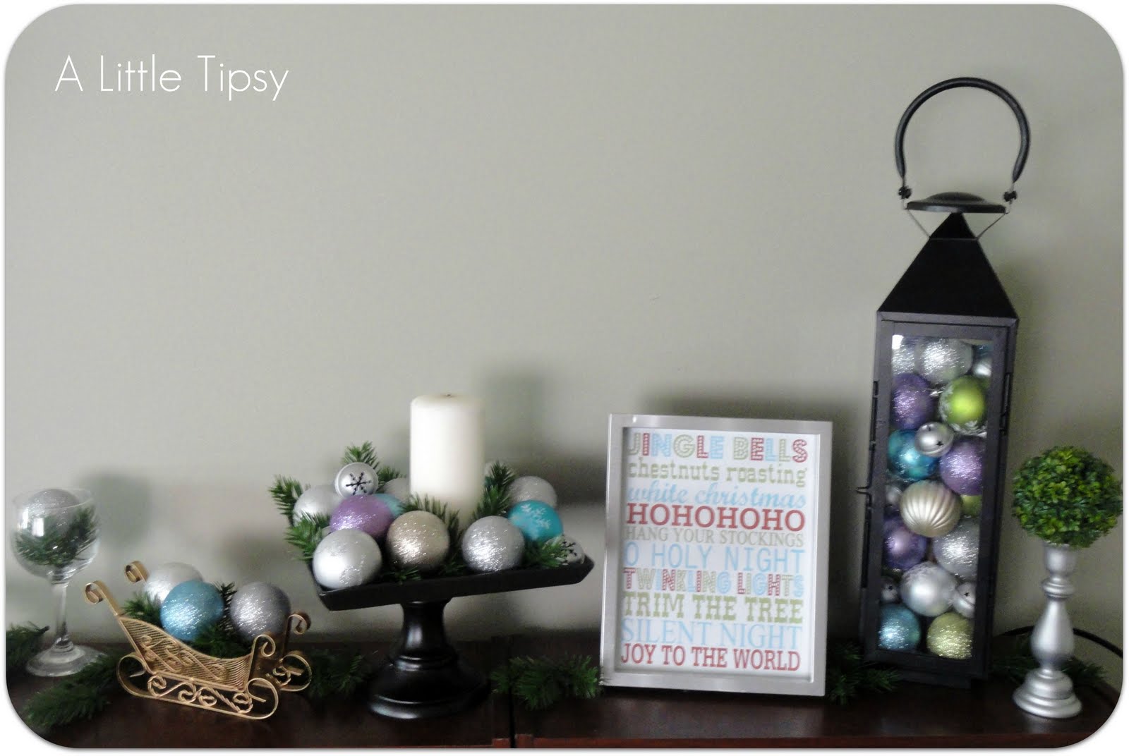 DIY Under $5: Holiday Display Ideas - A Little Tipsy
