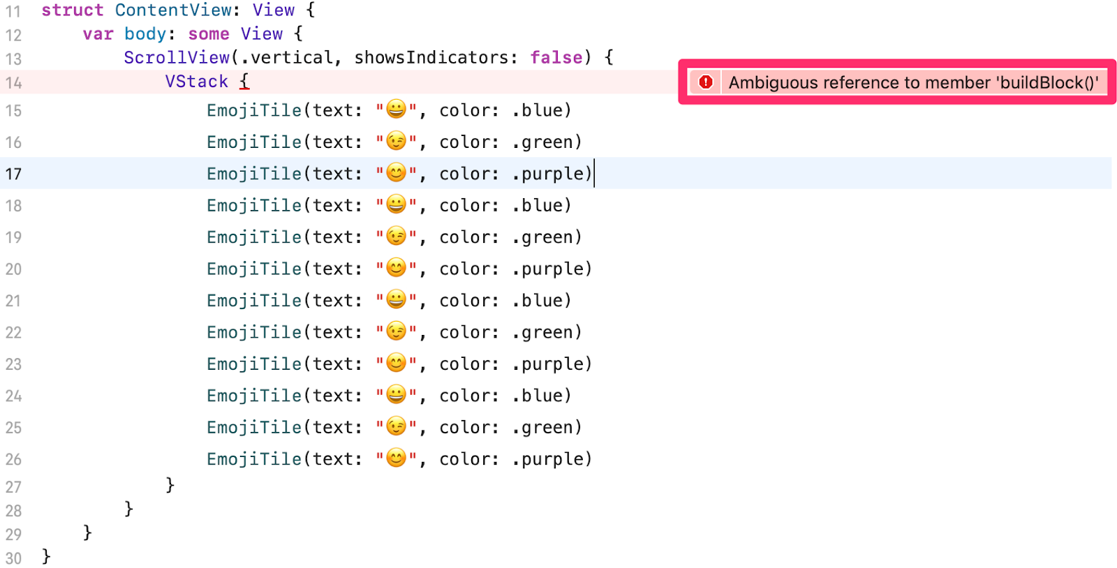 Swiftui Hstack Vstack Zstackで11以上のviewを並べる方法