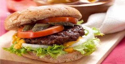 dunia hawa: Burger Daging dan Sayuran