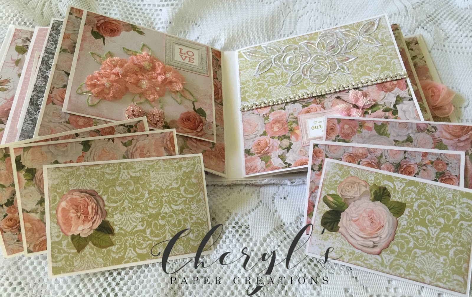 Cheryl's Paper Creations: Kaisercraft Cottage Rose Mini Album