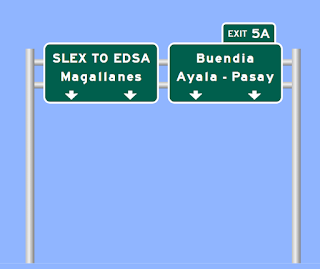 SLEX signage improvement ideas between Alabang and Buendia