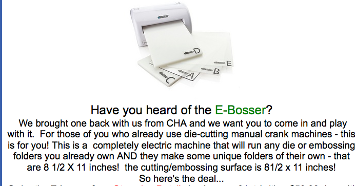 Life at Stamping Details: NEW E-Bosser!! Save today on this fun NEW ...