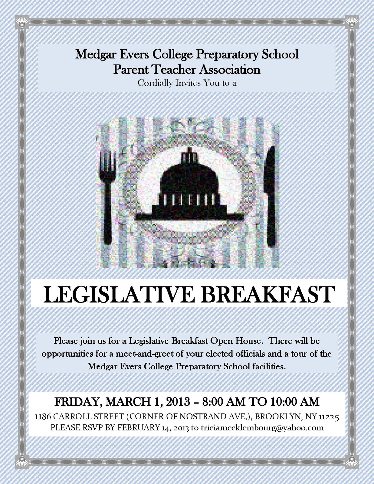 Medgar Evers College Preparatory School Parent Teacher Association: 2013