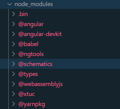 Angular 8 Project Structure - CoreProgram