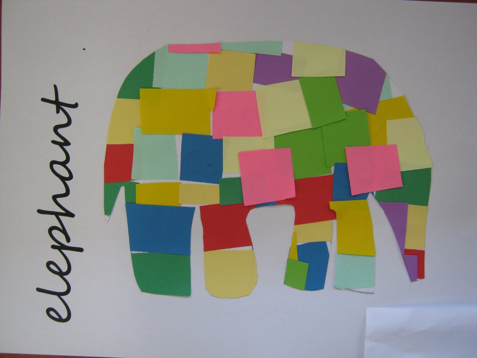 Start at 5: Elephant Collage