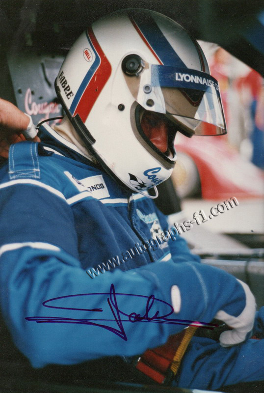 Autographs-F1: 549. Pascal FABRE