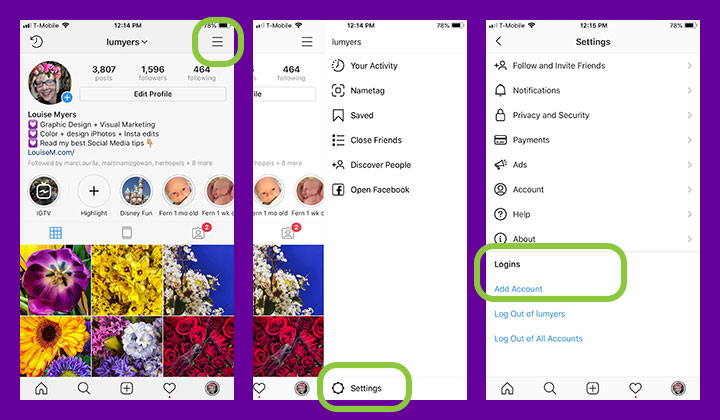 Instagram: Entrar Direto sem precisar de Login e utilizar Multiplas ...