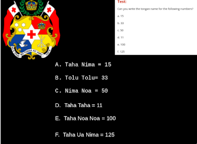 Central @ Pt England School : Counting in Tongan