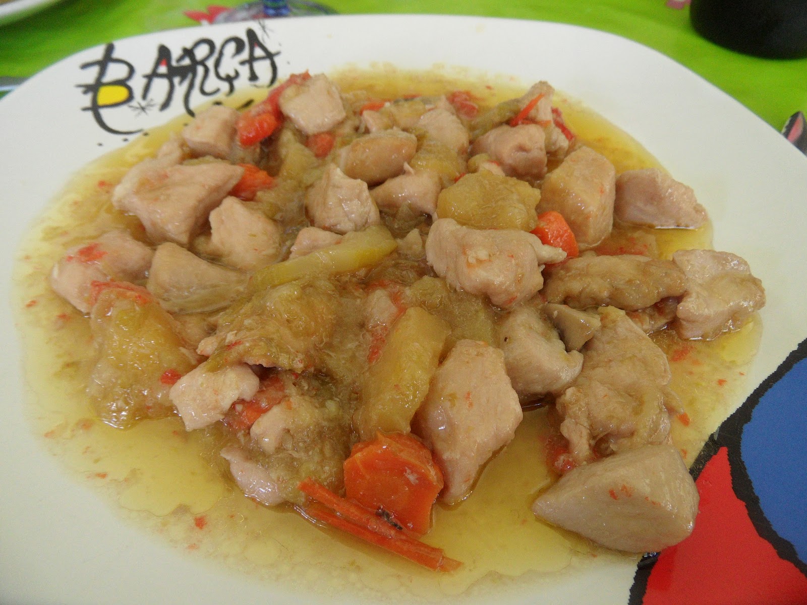Cocina 3 Generaciones: PECHUGA DE POLLO GUISADA