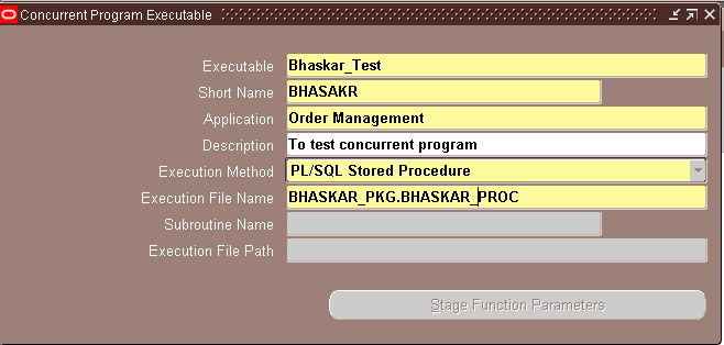 Bhaskar Reddy Oracle Applications: Oracle Apps Concurrent Program Creation Steps