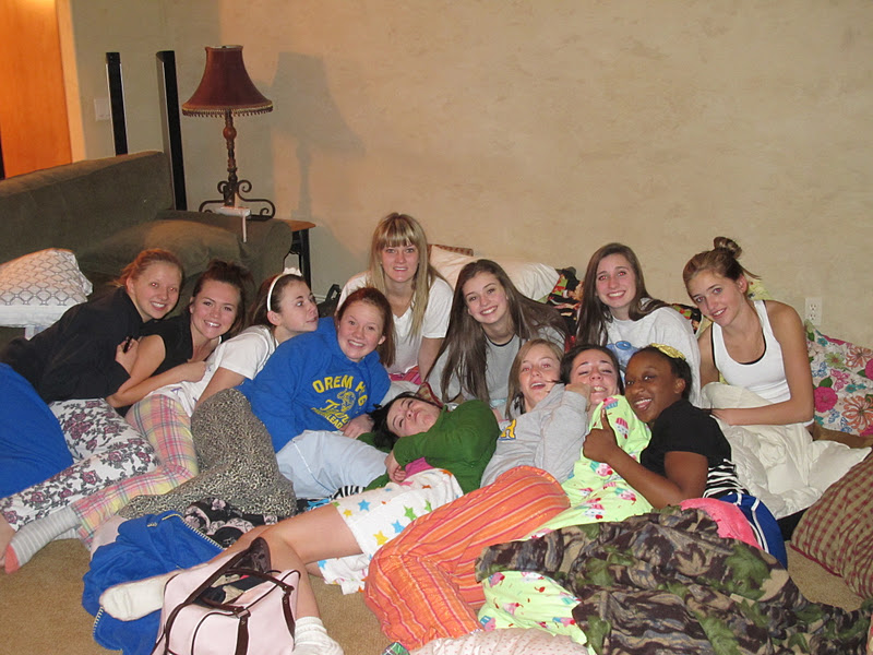 Elder Family Events: Rylie has a Cheer sleepover