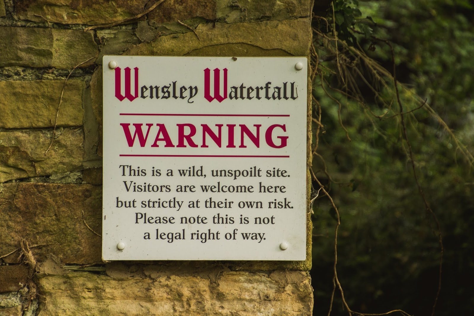 Yorkshire Waterfalls: Wensley Falls