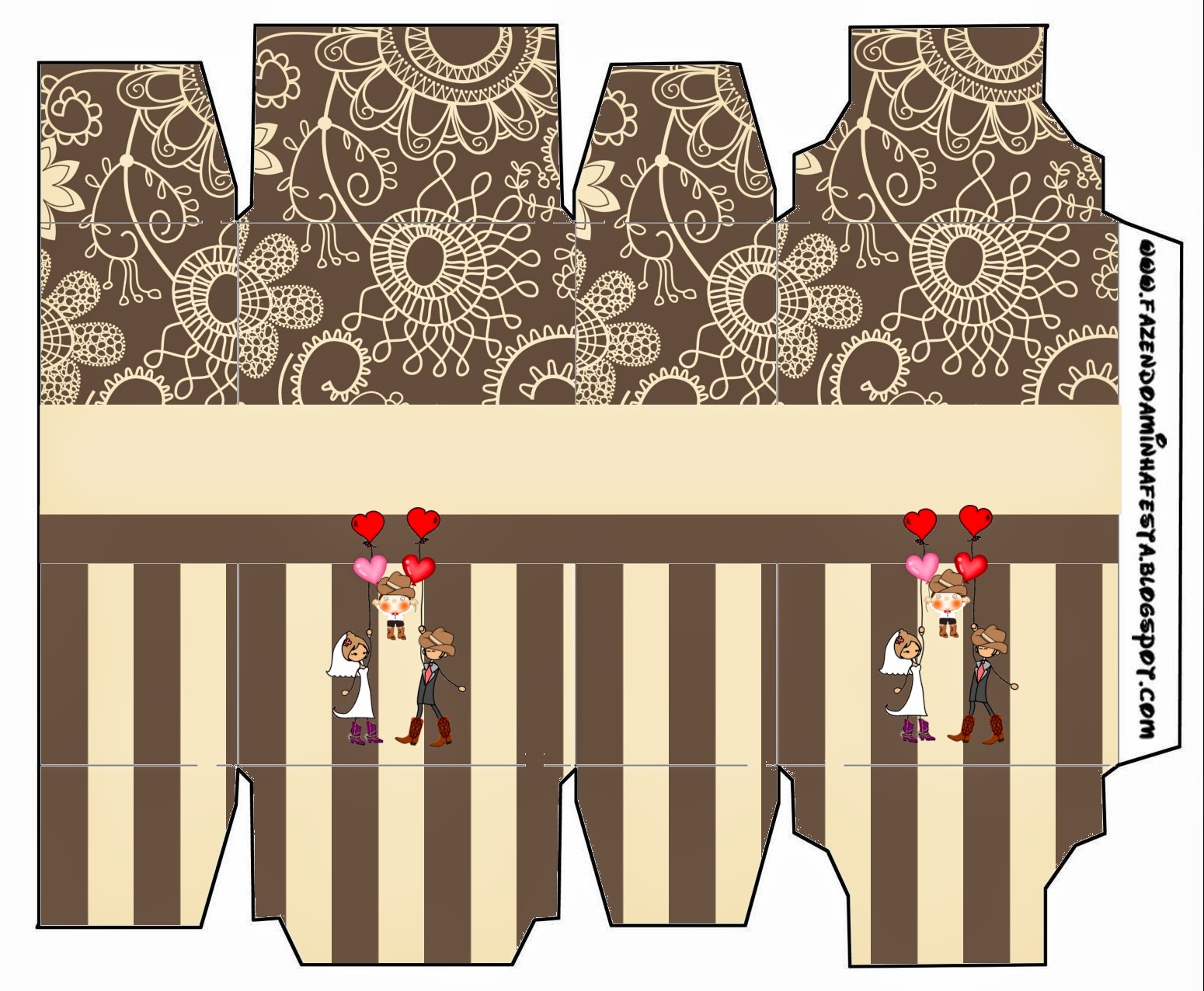Cowboy Themed Wedding Free Printable Boxes. | Oh My Fiesta Wedding!