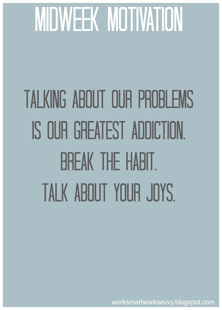 Work Smart Work Savvy: Midweek Motivation - 10th June 2015