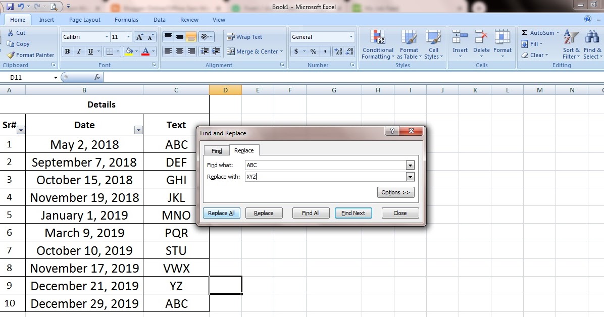Online/Offline Earn Money With Easy Skills : What is Find and Replace ...