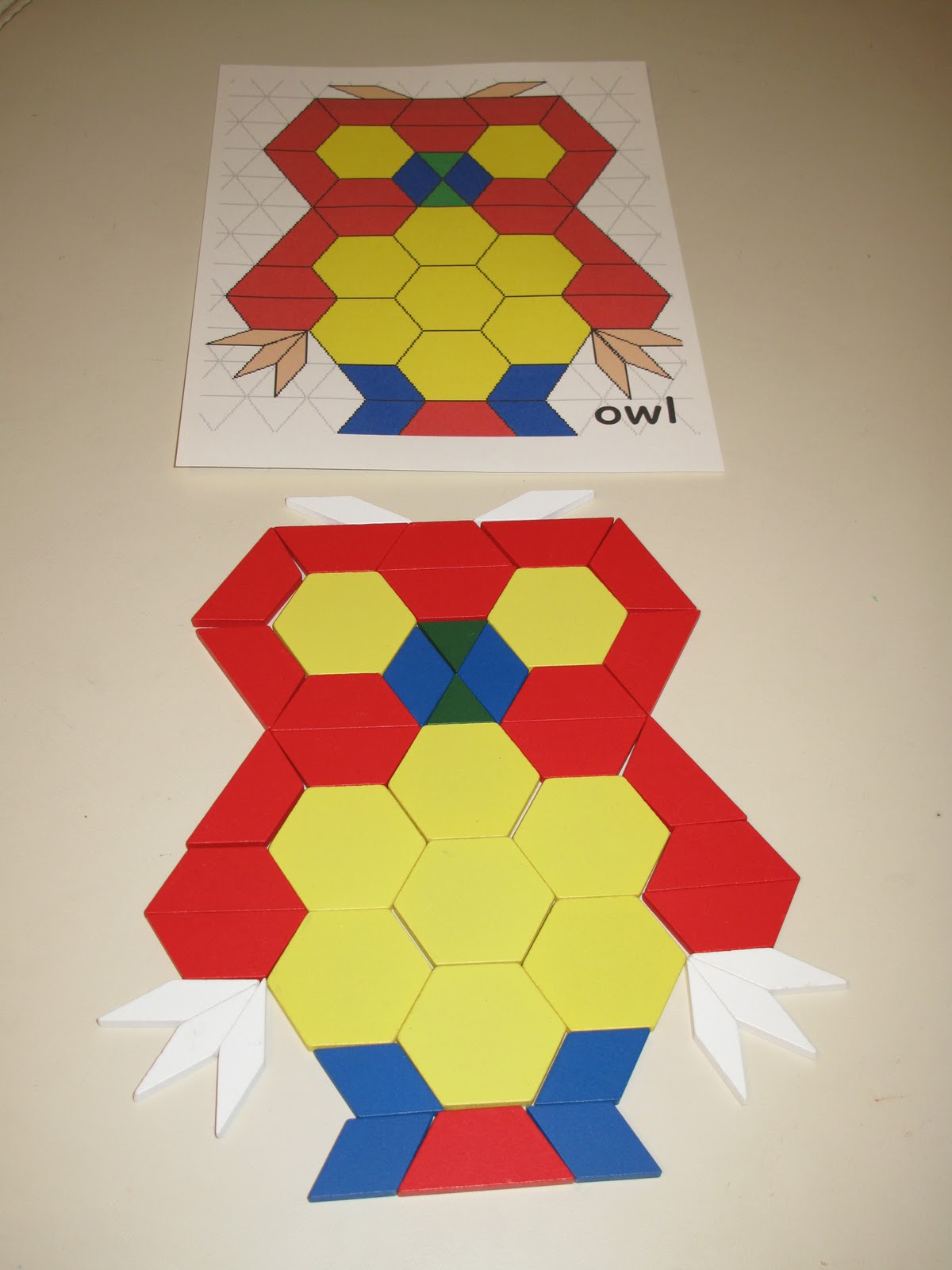 Primary Learning Logs: Owl Inspired Art