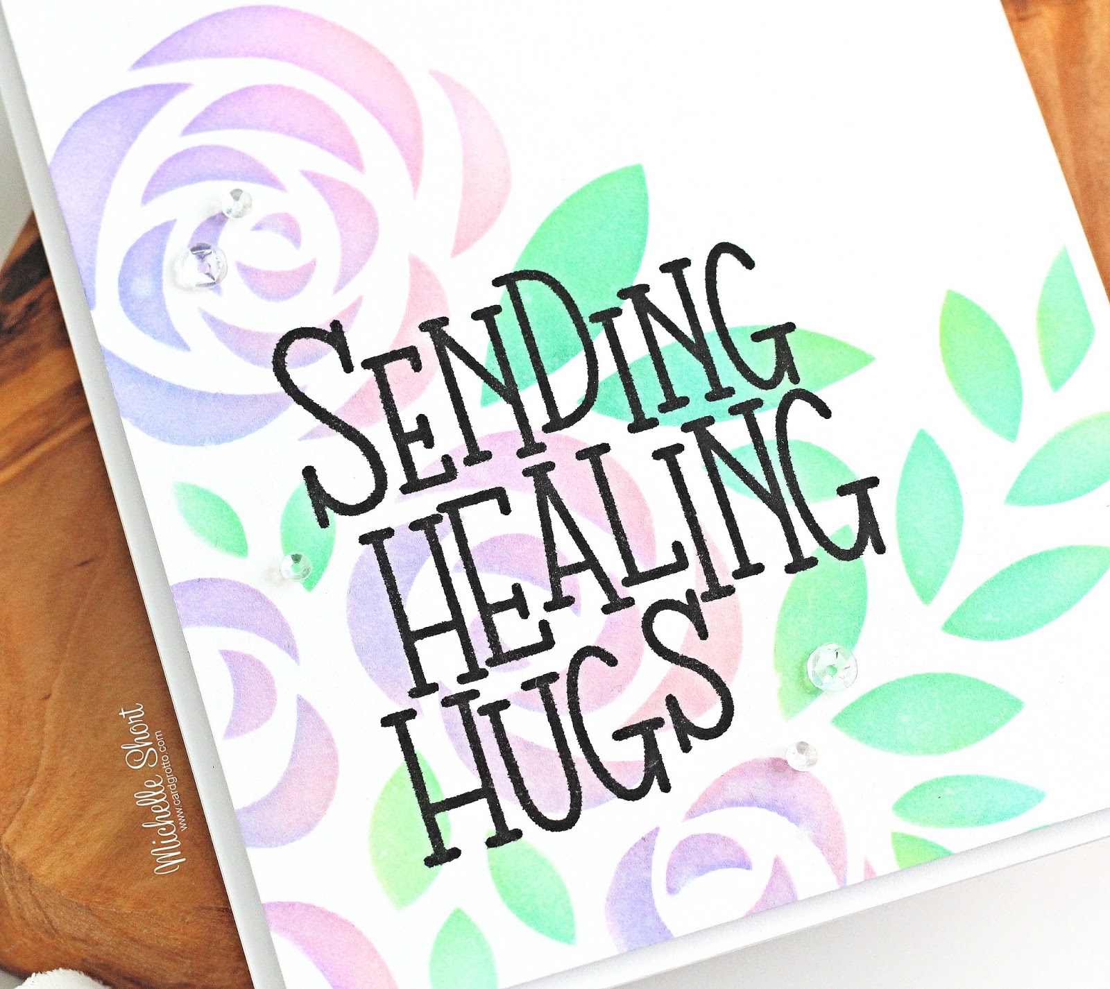 The Card Grotto: STAMPtember | Sending Healing Hugs