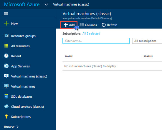 Create Virtual Machine in Microsoft Azure ~ IT Tutorials with Example