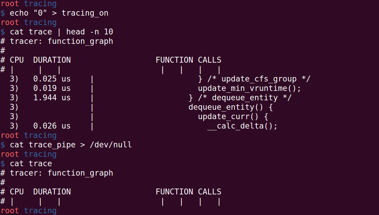 Debugging Linux Kernel using ftrace Part6 - trace vs trace_pipe