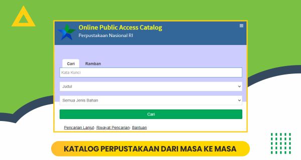 KATALOG PERPUSTAKAAN DARI MASA KE MASA - Ganipramudyo.web.id