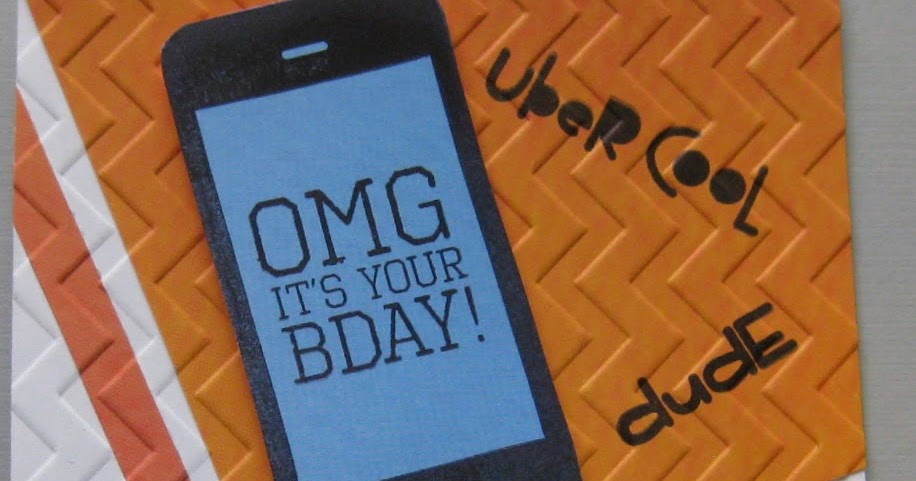 Karen's Kreative Kards: Uber Cool Teenage Birthday Card