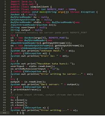 Okky Pamungkas: Program Sederhana Pemrograman Jaringan menggunakkan ...