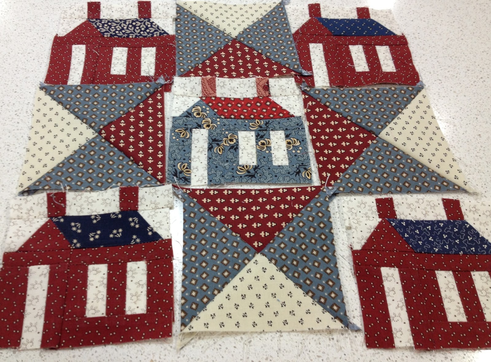 So Sue: Little Red Schoolhouse Quilt