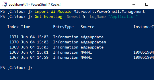 Under The Stairs: First Steps with With PowerShell 7