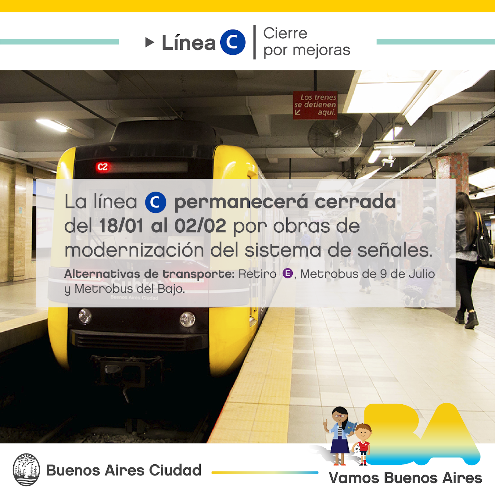 Mis Días en la Vía: Subte Linea C