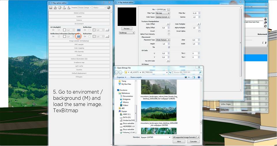 SKETCHUP TEXTURE: TESTING VRAY RENDER USING SU WATERMARK