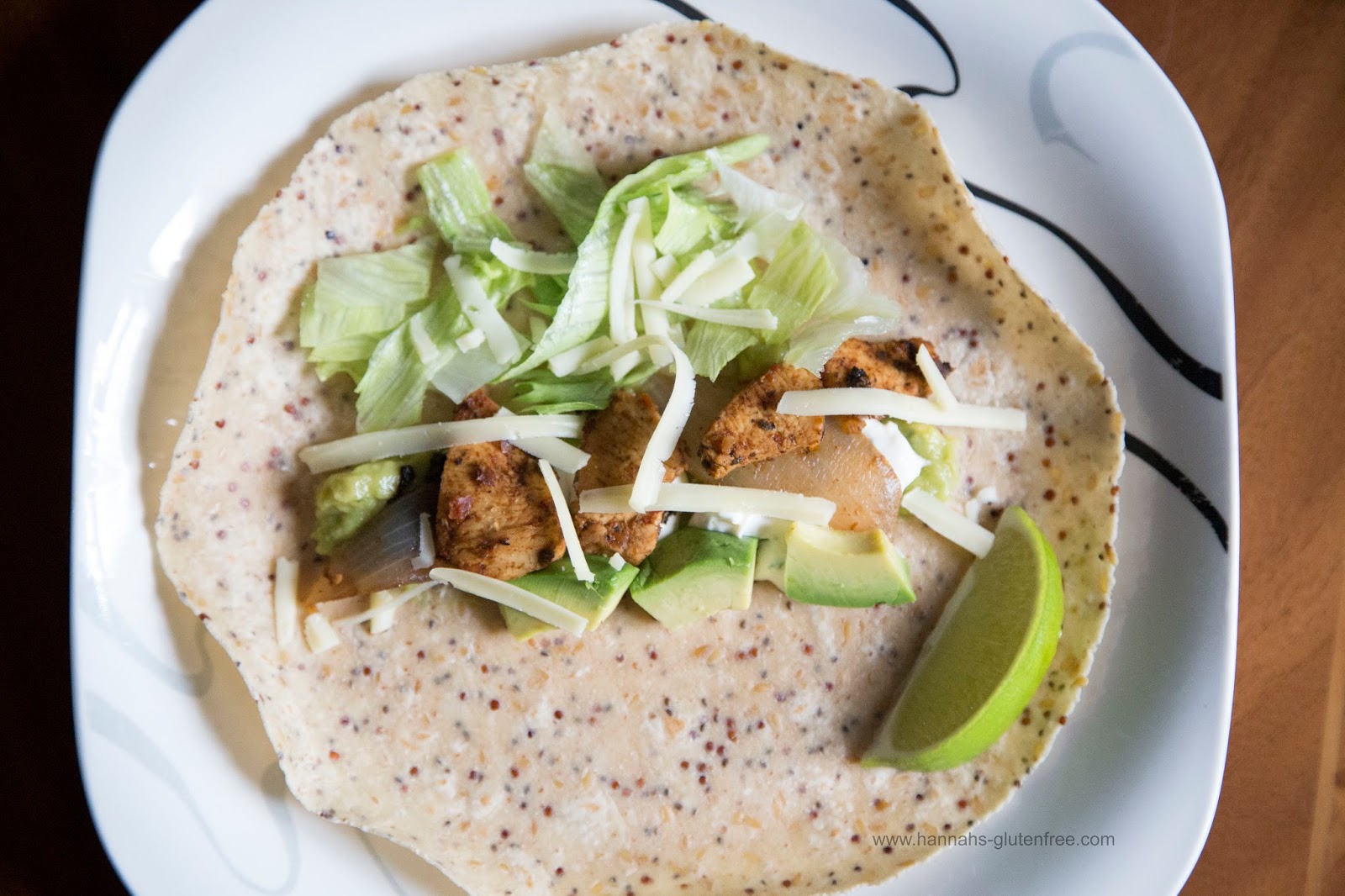 Hannah's Gluten Free : Fajita Night - B Free Chia seed and Quinoa Wraps