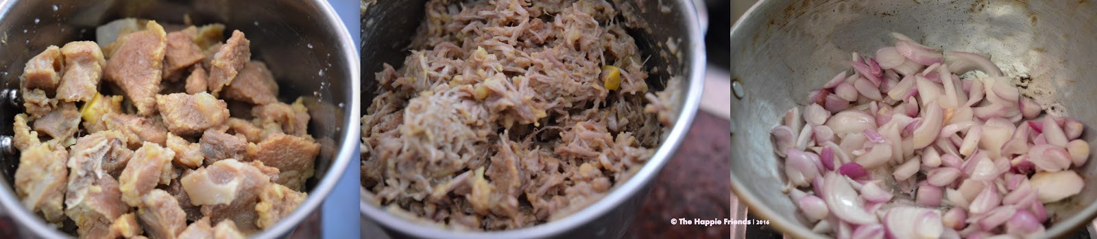 Slow Cooked Mutton Threads with Caramelized Onions - Cook with Sharmila