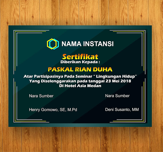 Download 30+ Desain Sertifikat Elegan Gratis Format Docx (Word) dan CDR ...