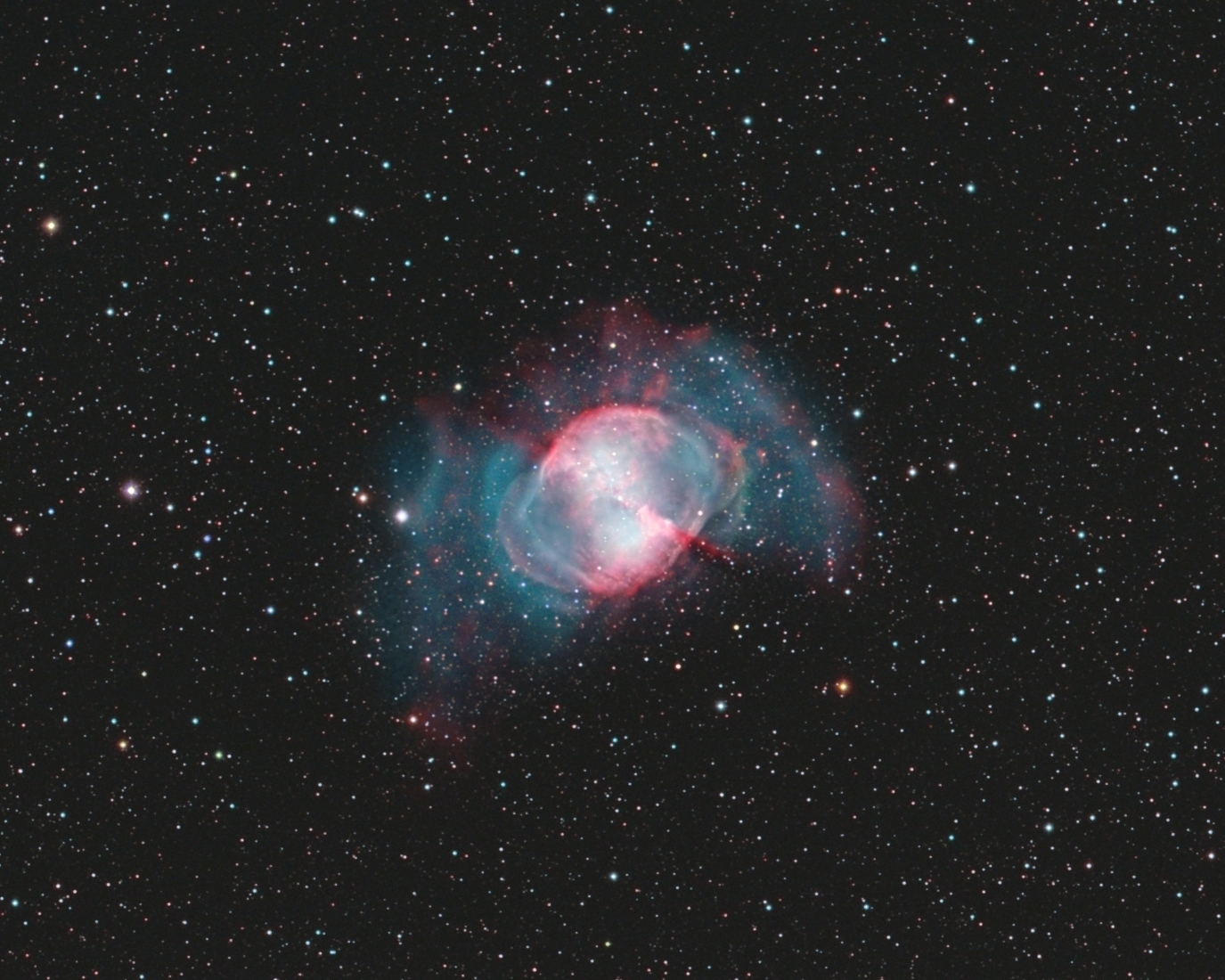 Halling Skies: Messier 27 - The Dumb-bell Nebula...