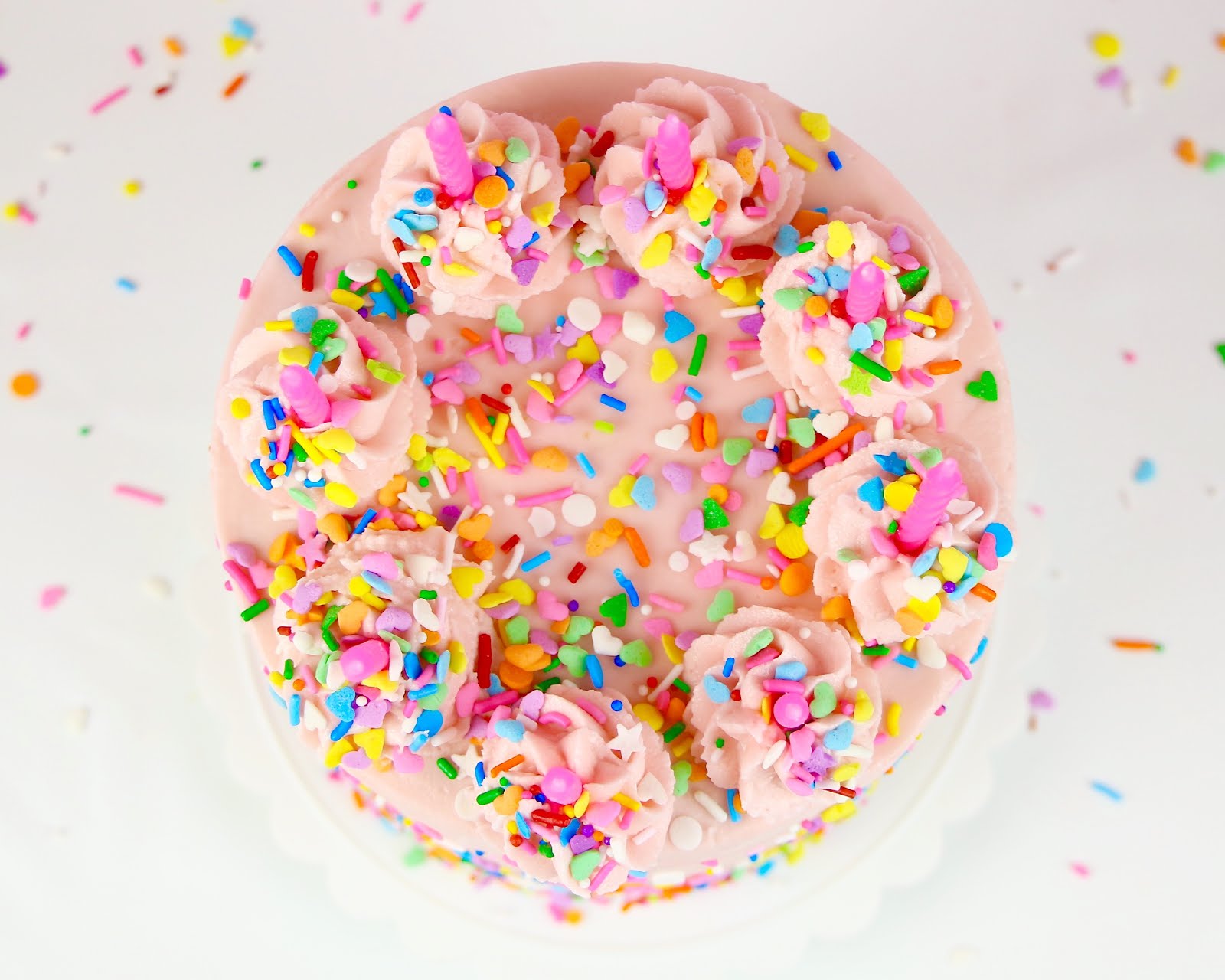 {VIDEO} THE BEST Homemade Funfetti Layer Cake From Scratch - The ...