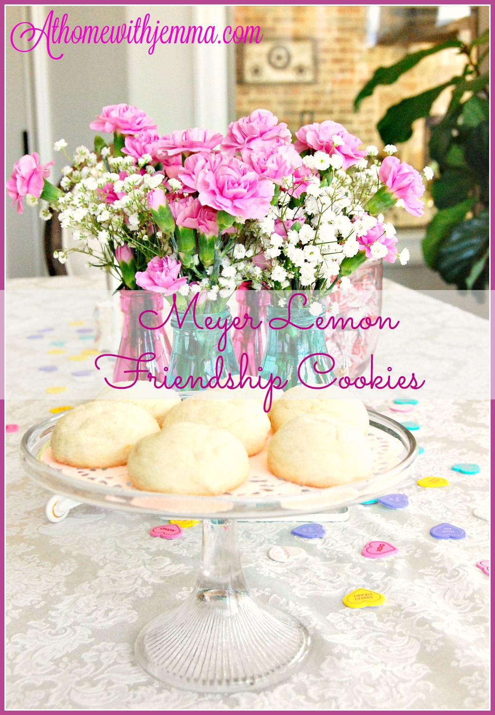 Meyer Lemon Friendship Cookies - At Home with Jemma