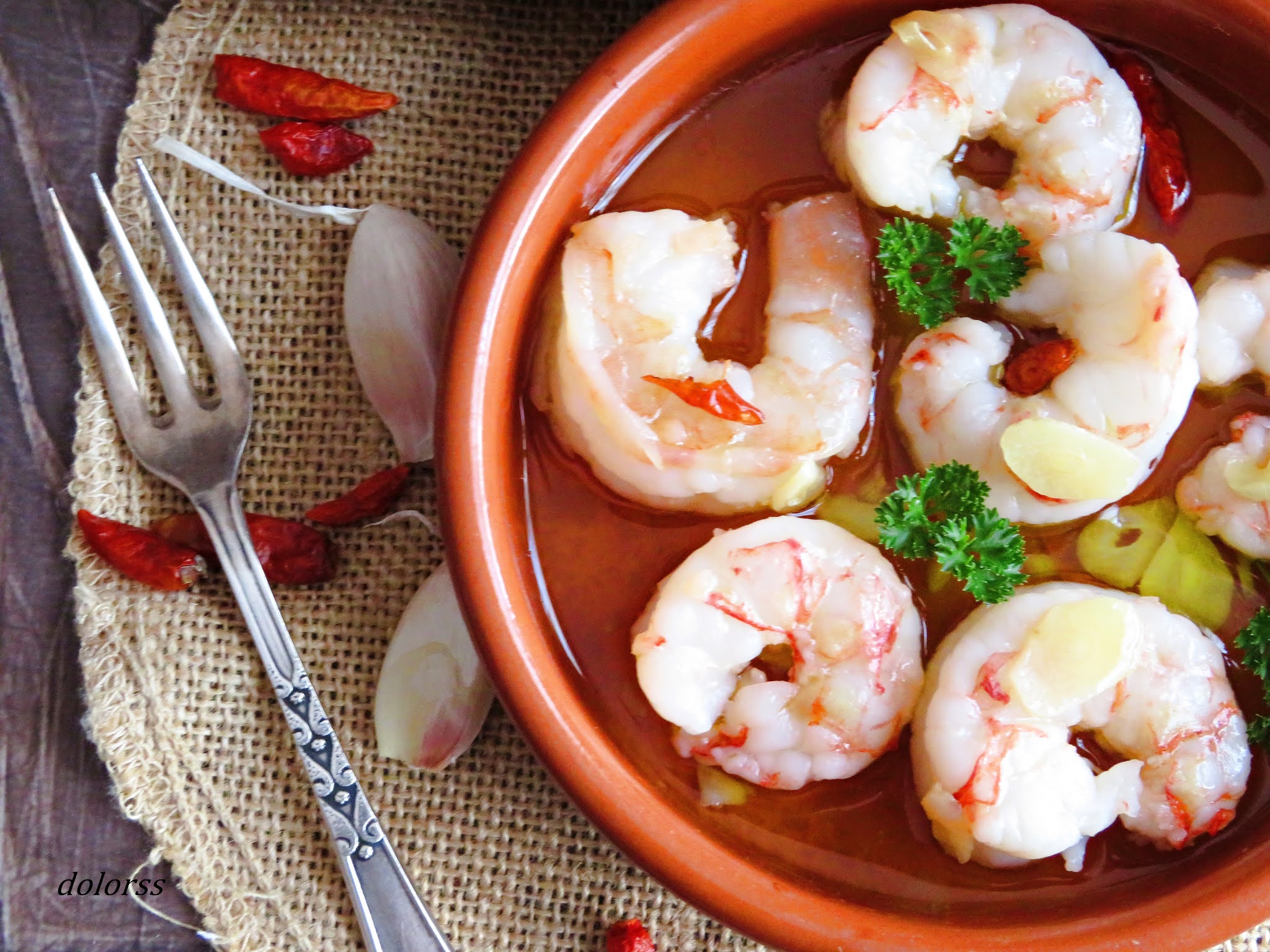 Blog de cuina de la dolorss: Gambas al ajillo