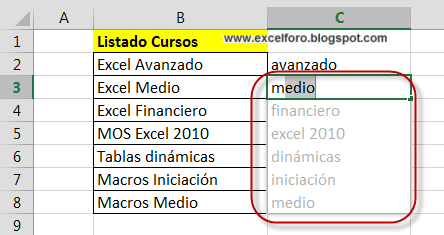 Relleno rápido automático para Excel 2013. | EXCEL FORO: Un blog de Excel