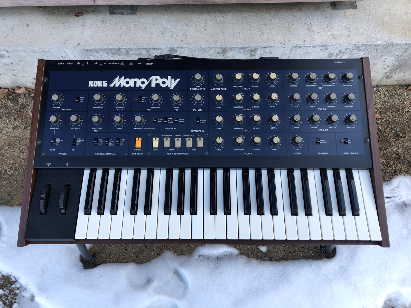 MATRIXSYNTH: KORG MONO/POLY (MP-4) monophonic synthesizer