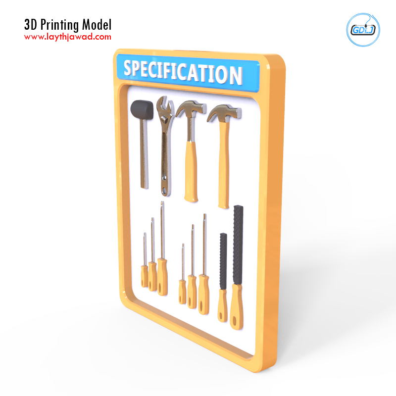 Workshop Tools 3D Printing Model | Layth Jawad
