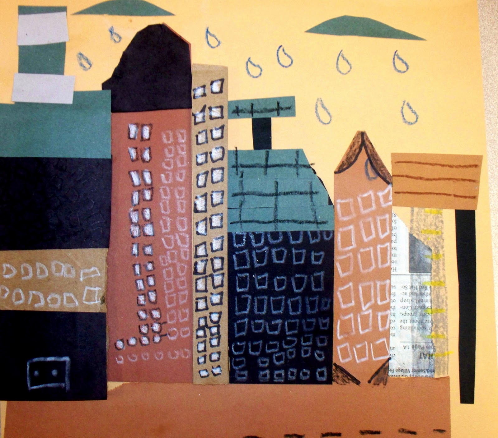 Creating Art: Cityscape Collages