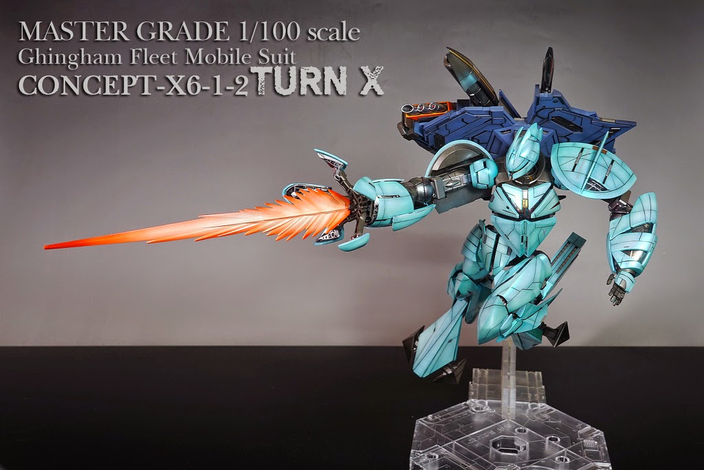 GUNDAM GUY: MG 1/100 concept-X6-1-2 Turn X - Customized Build