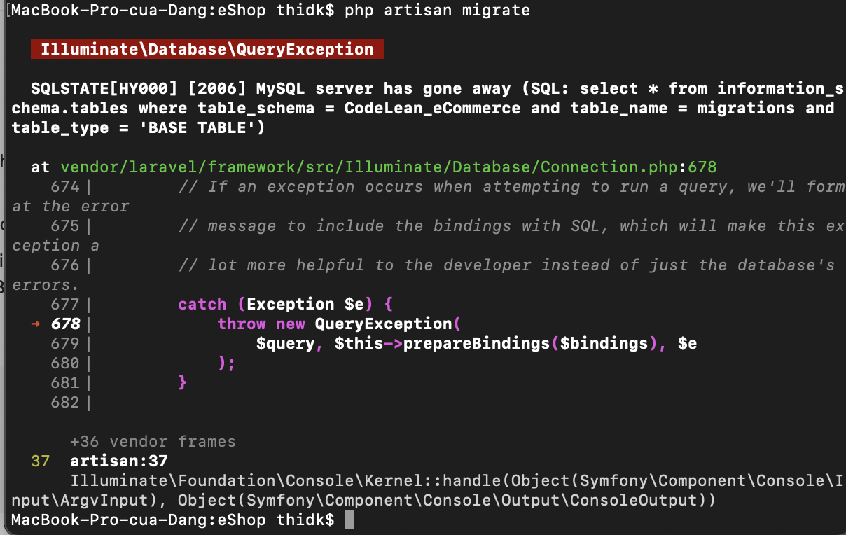 Sqlstate Hy000 2006 Mysql Server Has Gone Away